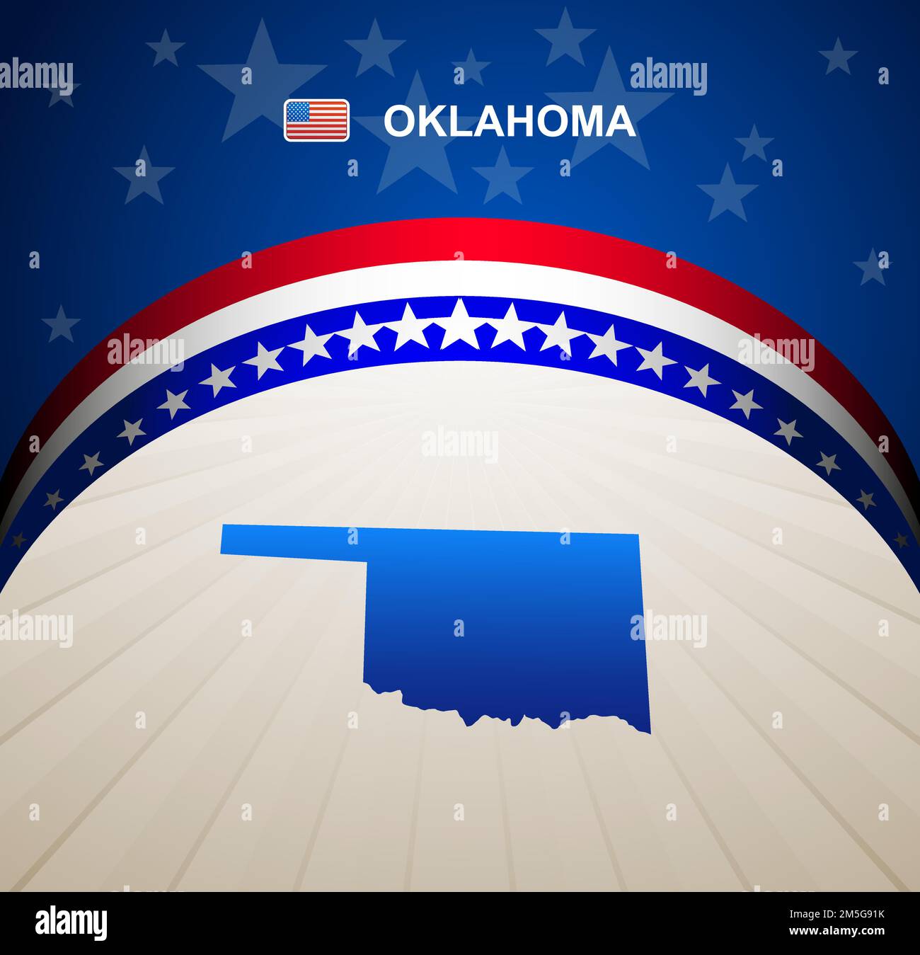 Oklahoma map vector background Stock Vector Image & Art - Alamy