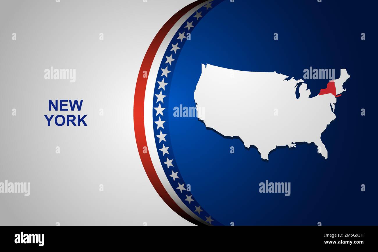 New york map Stock Vector Images - Alamy