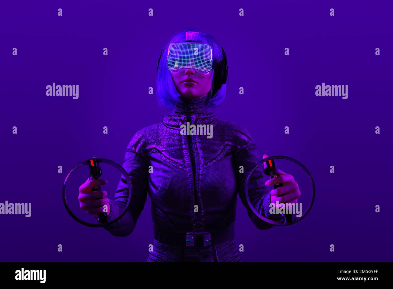 Female gamer avatar hi-res stock photography and images - Alamy