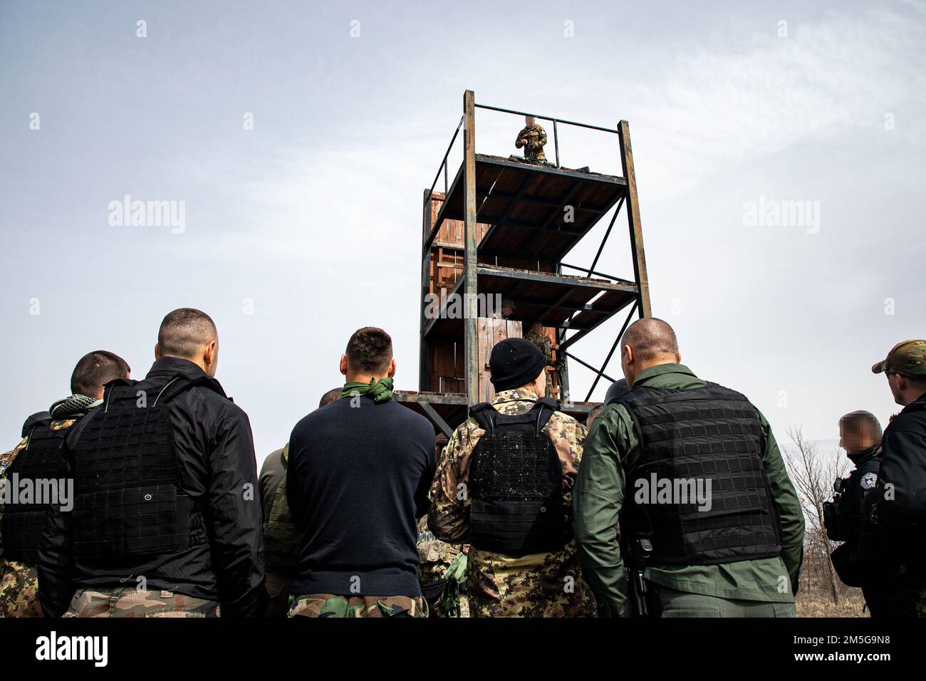 Members of 10th Special Forces Group put on equipment to demonstrate ...