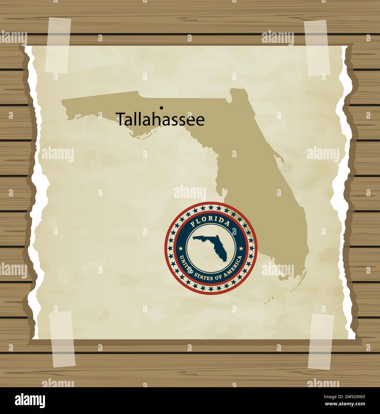 Florida map Stock Vector Images - Alamy