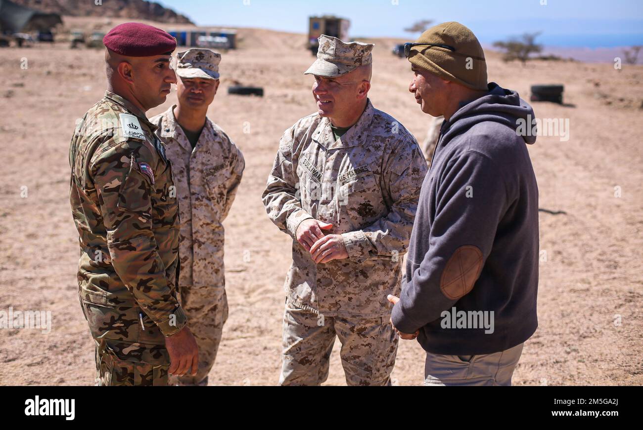 CAMP TITIN, Jordan (March 16, 2022) – U.S. Marine Corps Brig. Gen ...