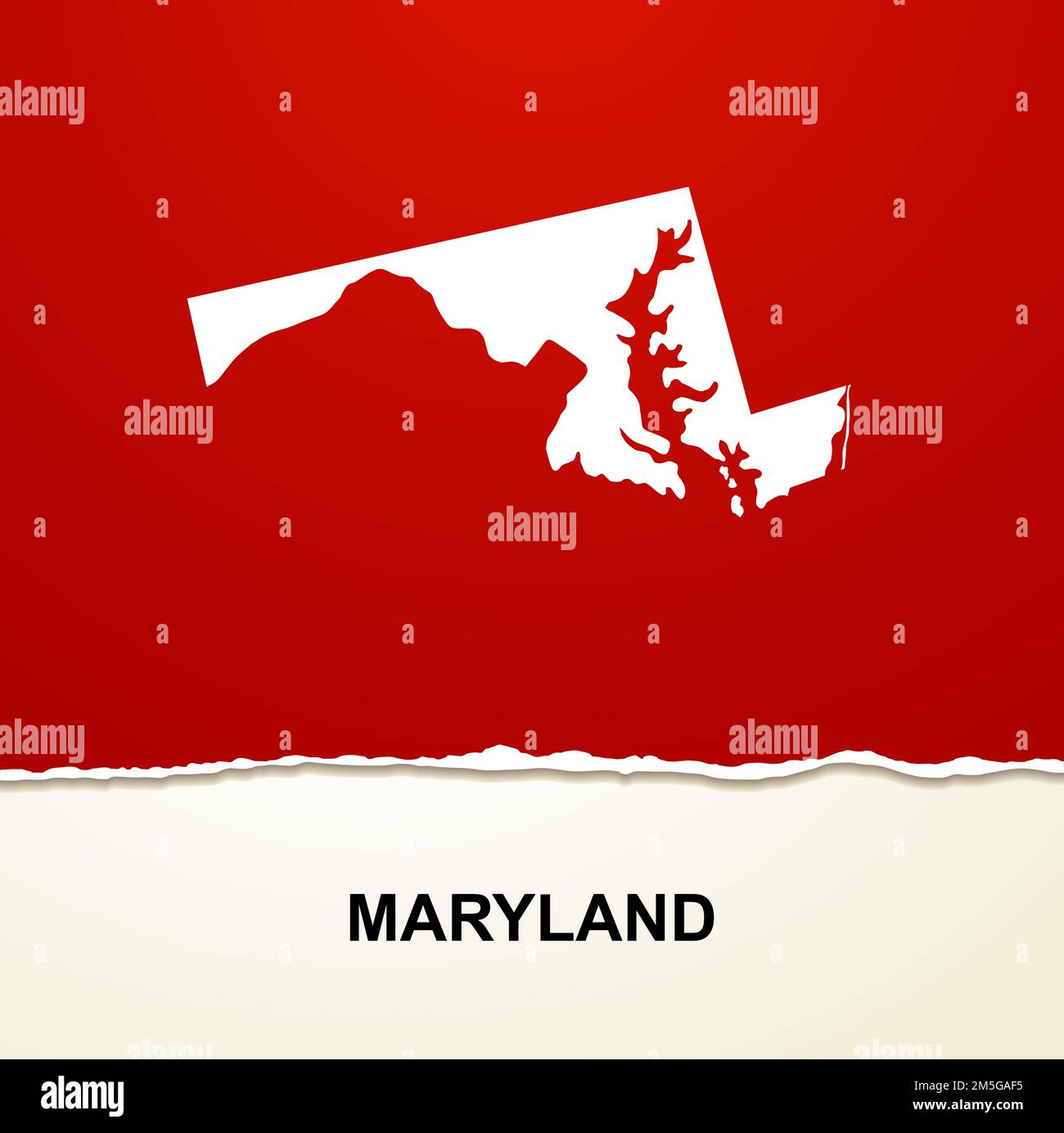 Maryland map Stock Vector Images - Alamy