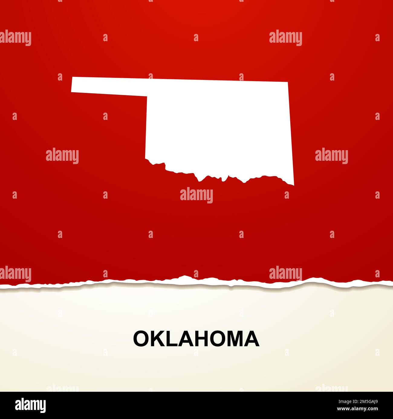 Oklahoma map vector background Stock Vector Image & Art - Alamy