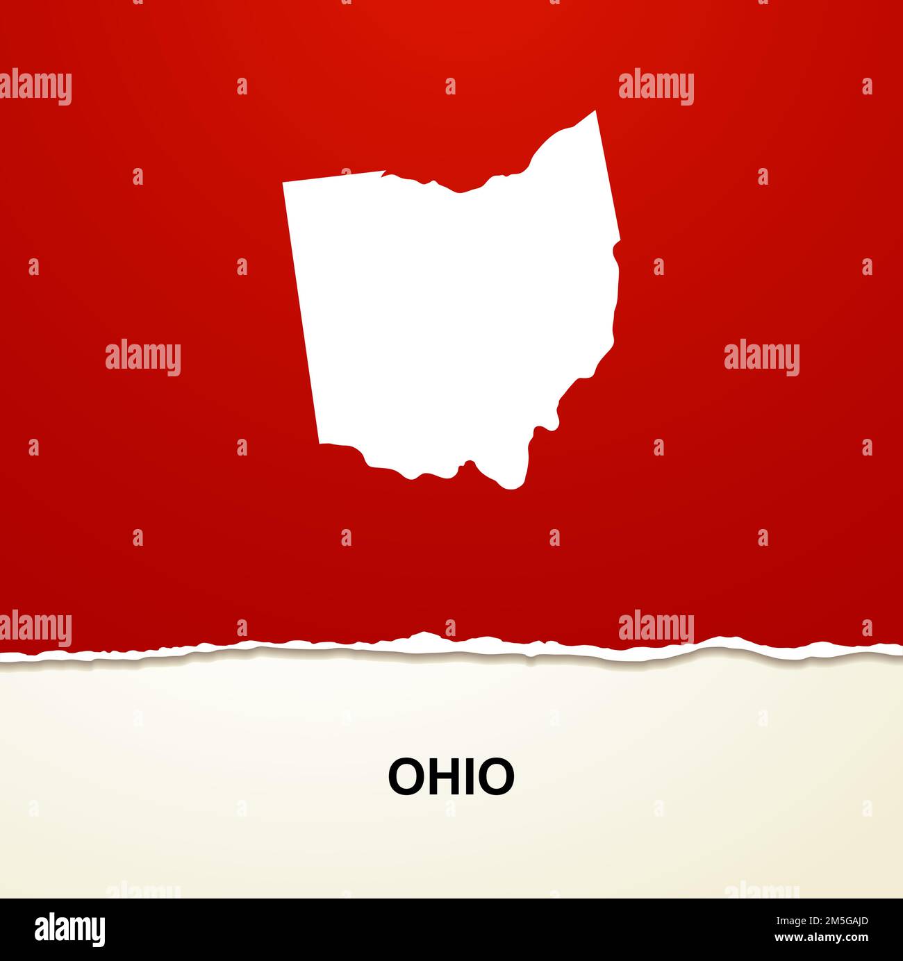 Ohio map vector background Stock Vector Image & Art - Alamy