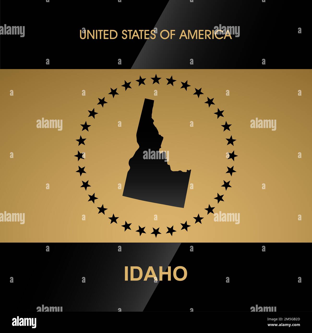 Idaho map vector background Stock Vector Image & Art - Alamy