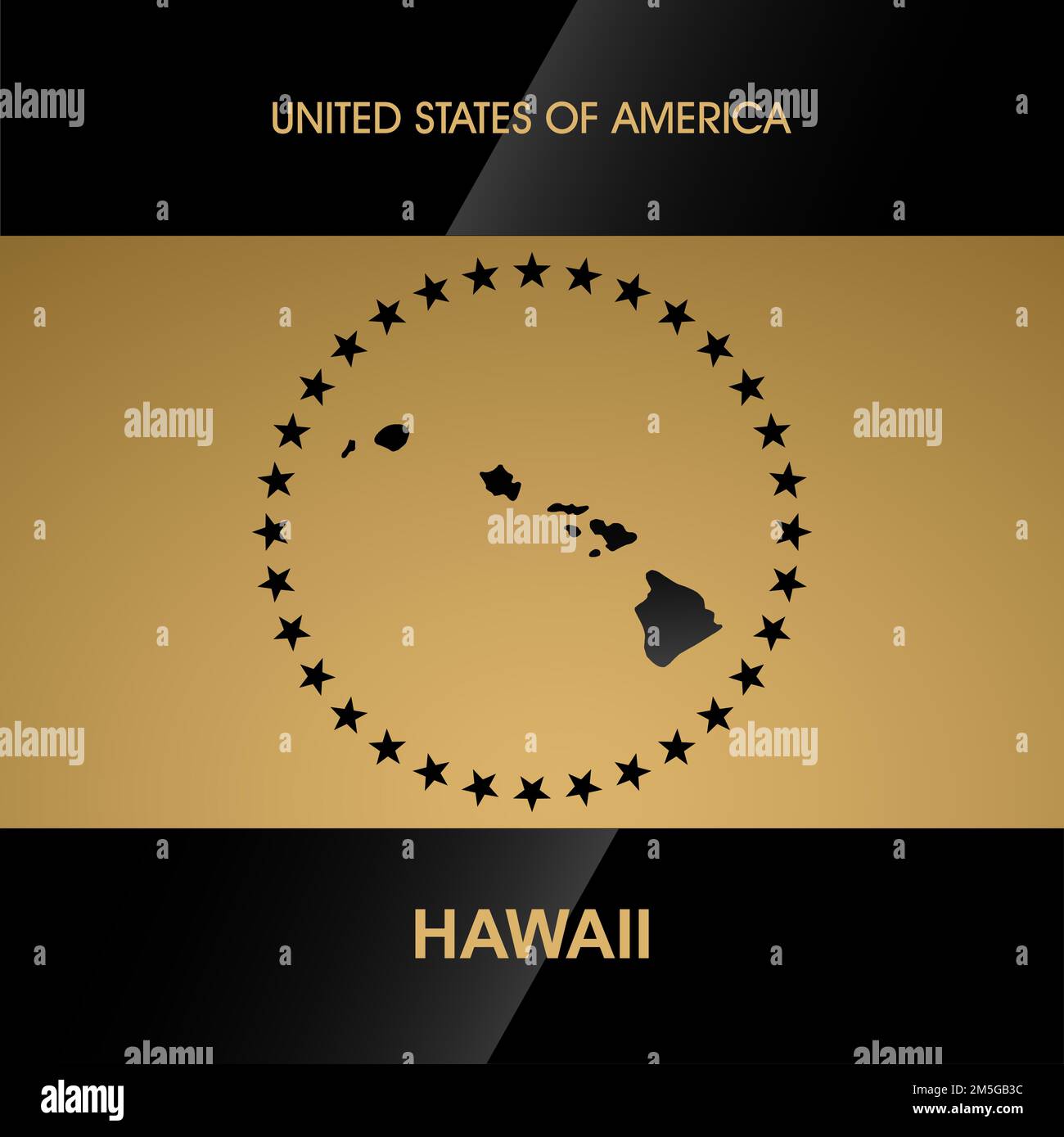 Hawaii map Stock Vector Images - Alamy