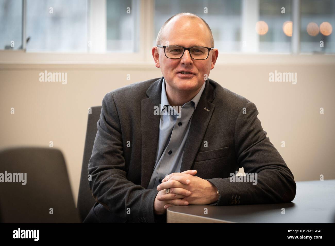 New TUC General Secretary Paul Nowak at TUC Congress House in London ...