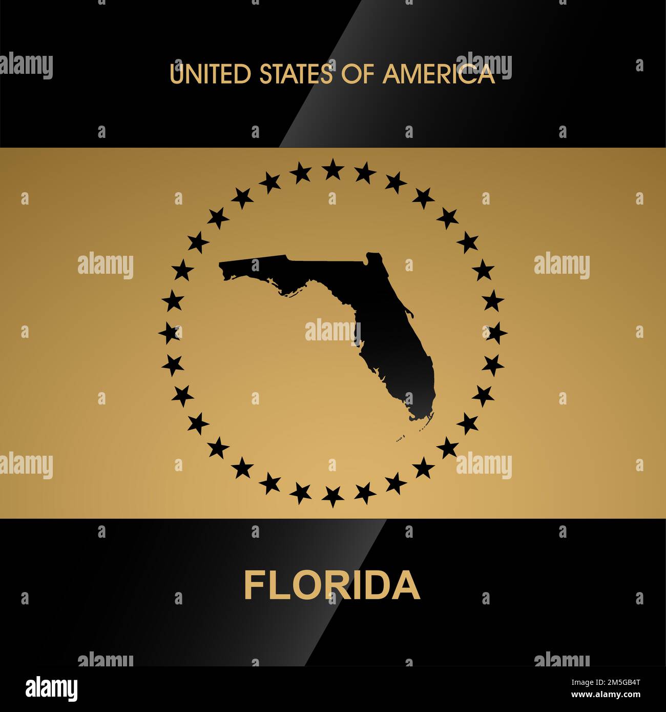 Florida map vector background Stock Vector Image & Art - Alamy