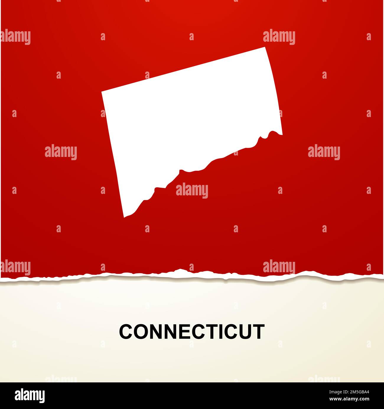 Connecticut map vector background Stock Vector Image & Art - Alamy