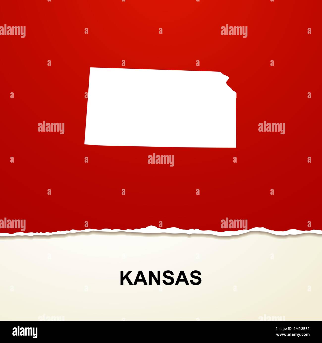 Kansas map vector background Stock Vector Image & Art - Alamy