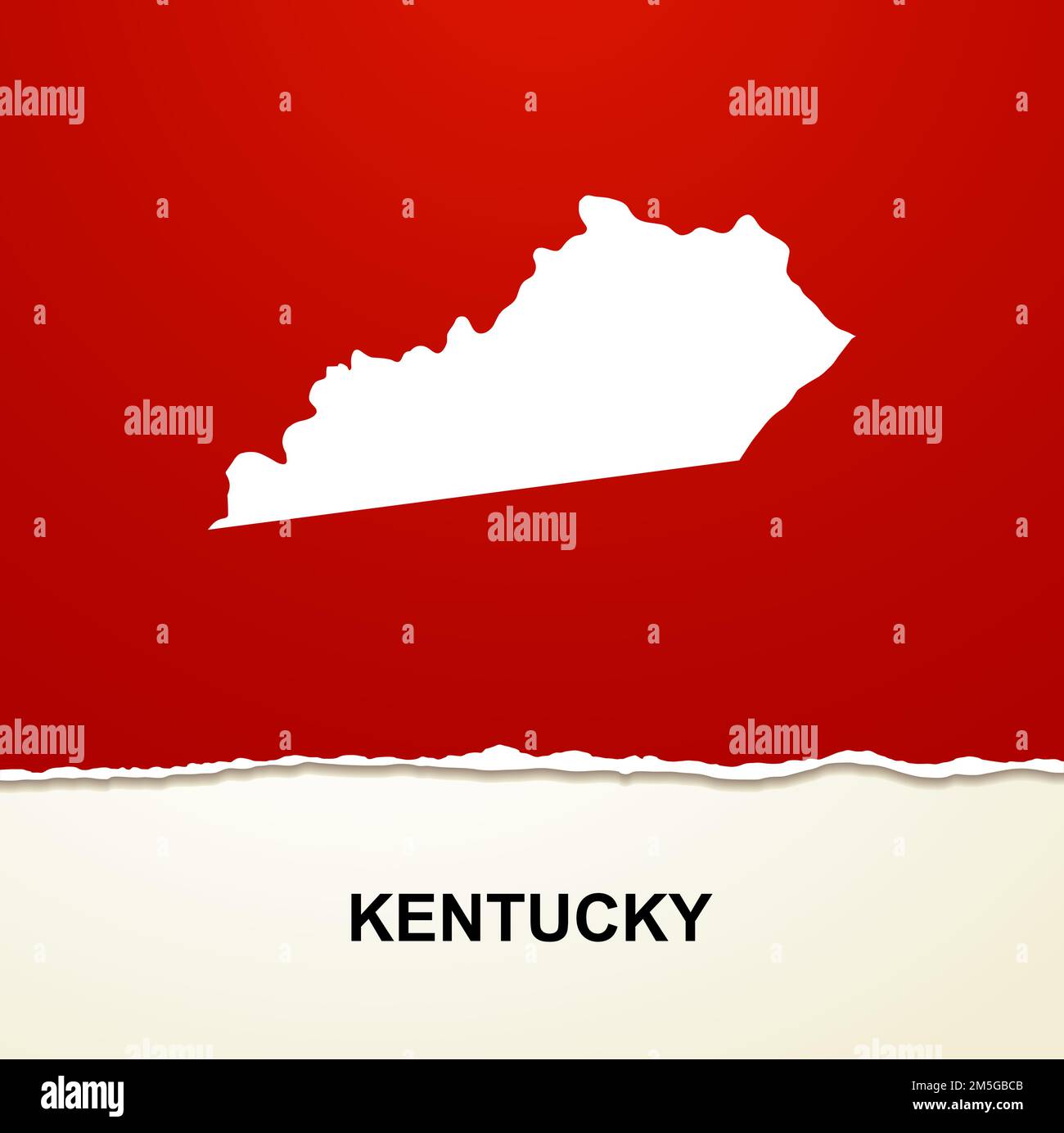 Kentucky map vintage vector background Stock Vector Image & Art - Alamy