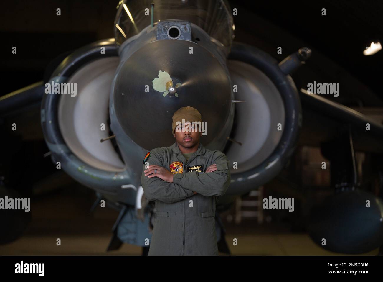 U.S. Marine Corps Cpl. John Williams poses for a photo in Bodø, Norway ...