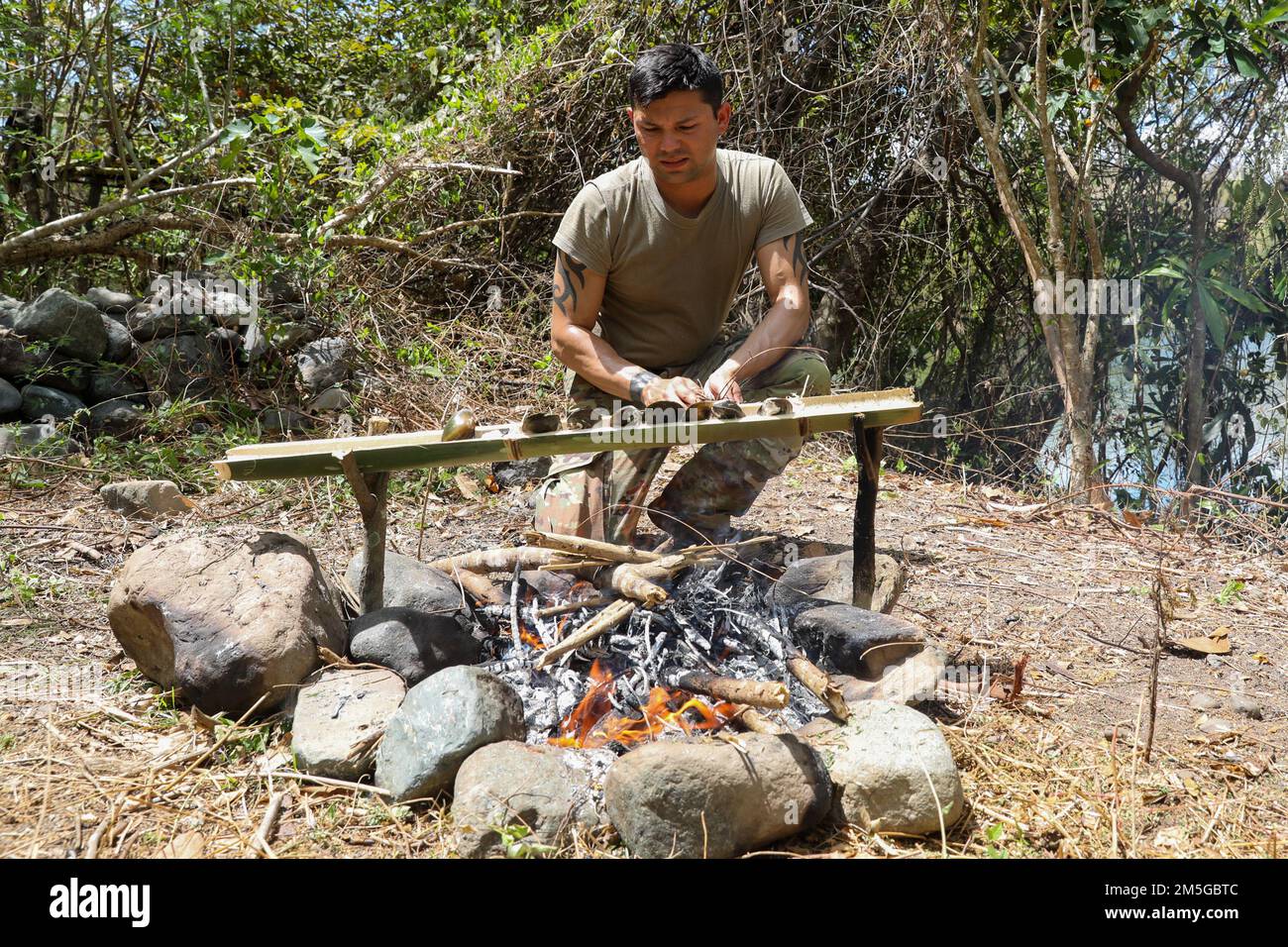 U.S. Army Spc. Logan Hunt, an infantryman assigned to 2nd Battalion ...