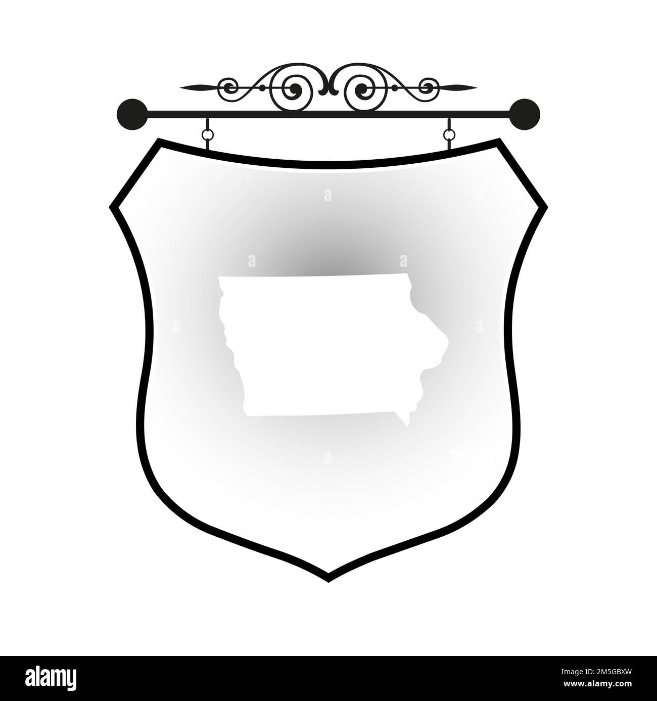 Map of iowa city Stock Vector Images - Alamy