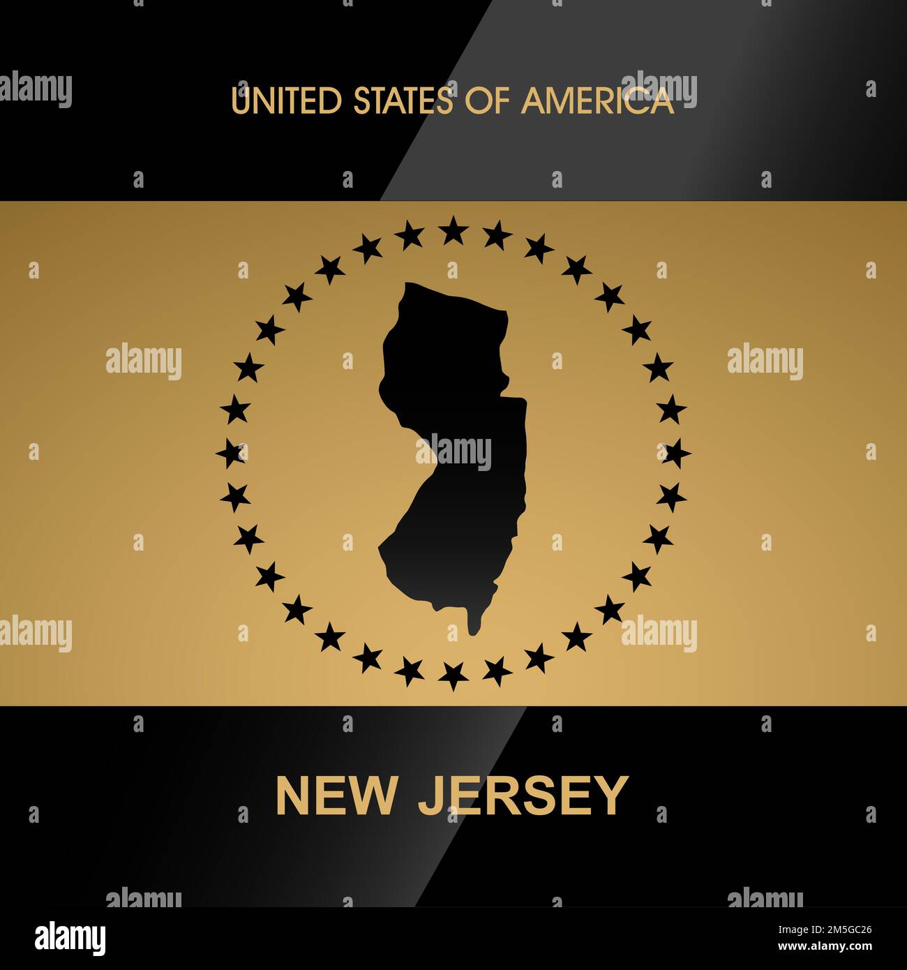 New Jersey map vector background Stock Vector Image & Art - Alamy