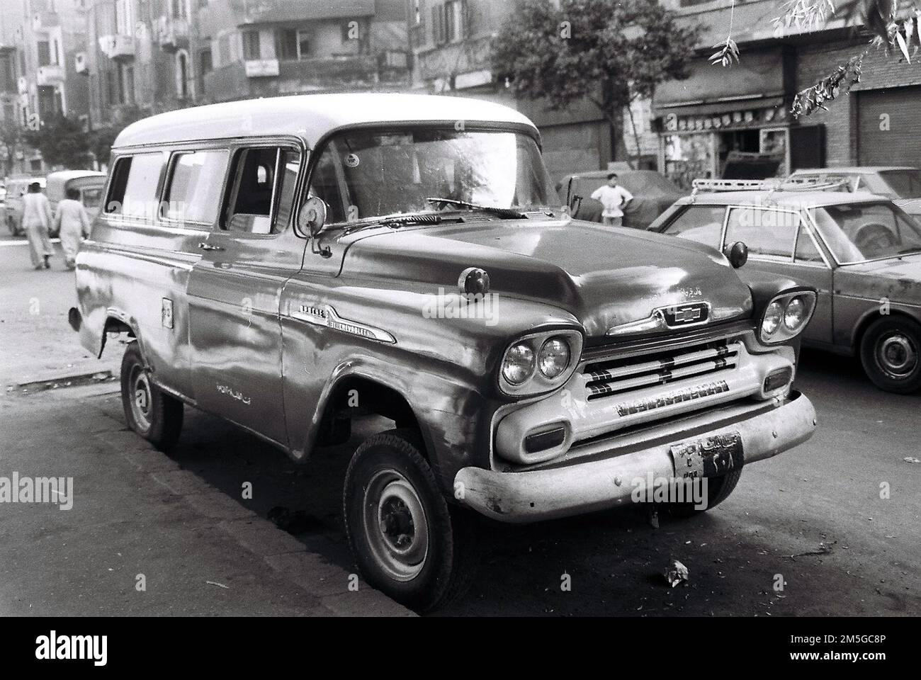 A Chevrolet Apache station wagon in Cairo, Egypt Stock Photo - Alamy