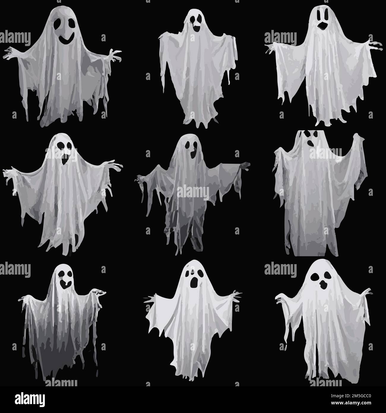 Spooky halloween illustration hi-res stock photography and images - Alamy
