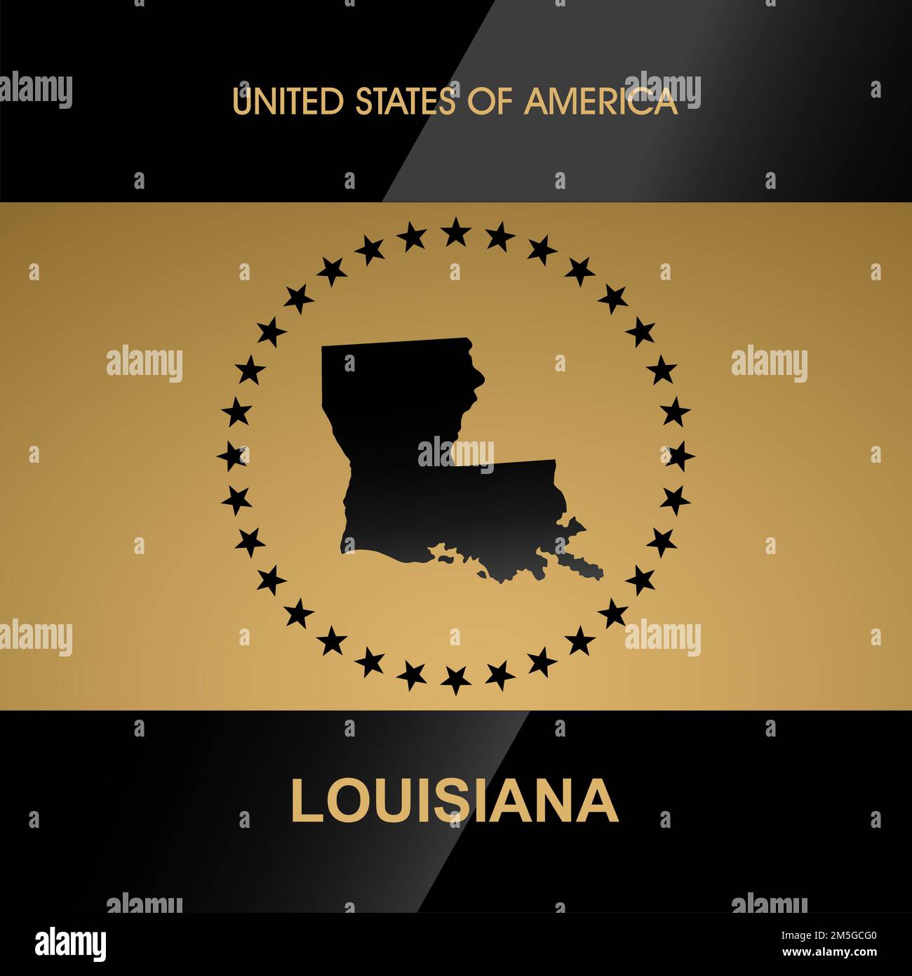 Louisiana map vector background Stock Vector Image & Art - Alamy