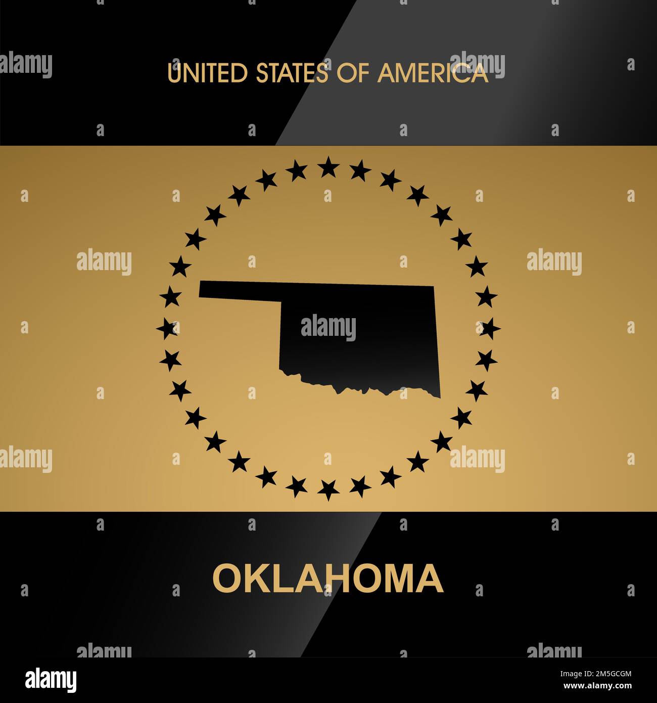 Oklahoma map vector background Stock Vector Image & Art - Alamy