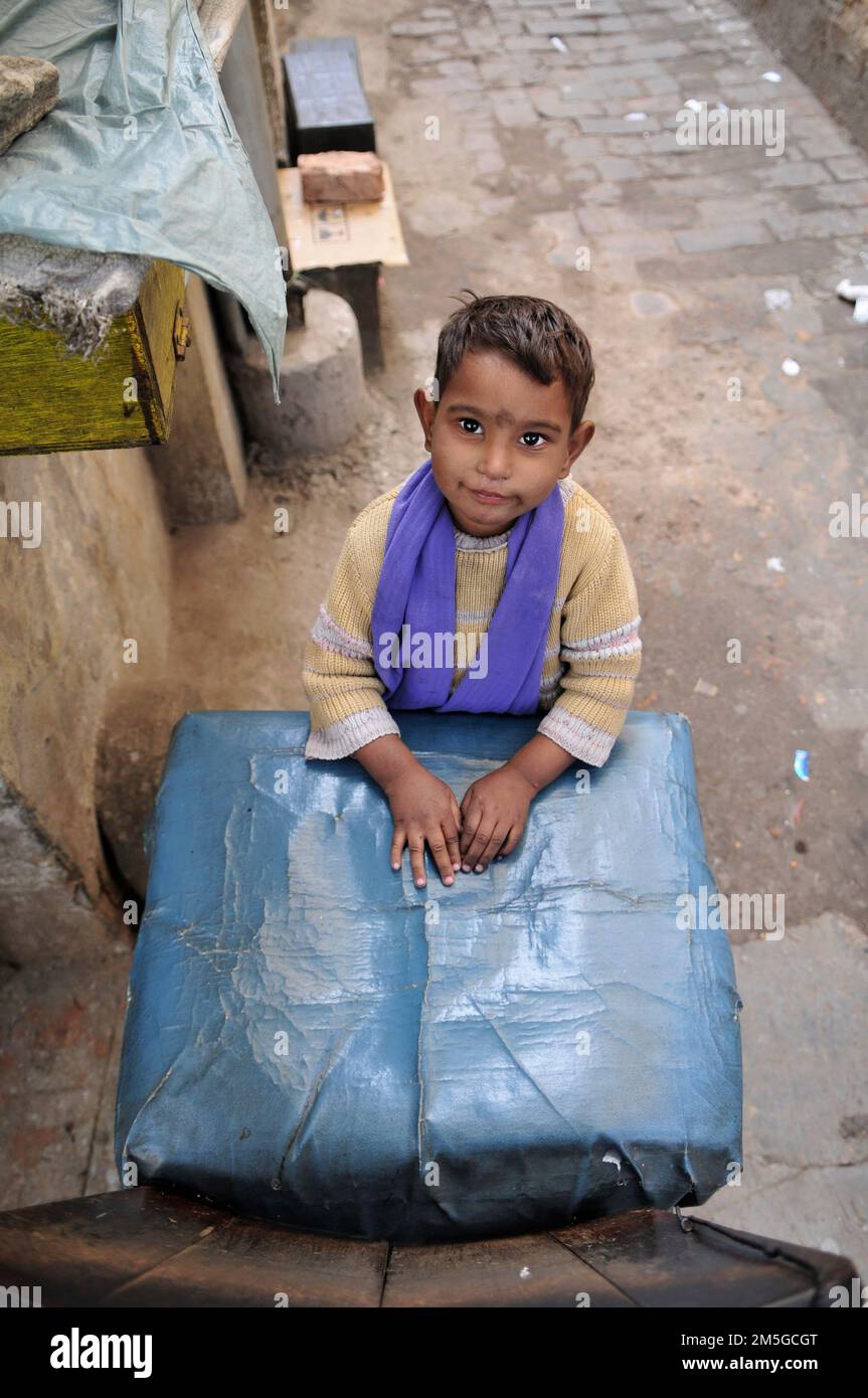 Portrait of a cute Bengali boy taken in Kolkata, India Stock Photo - Alamy