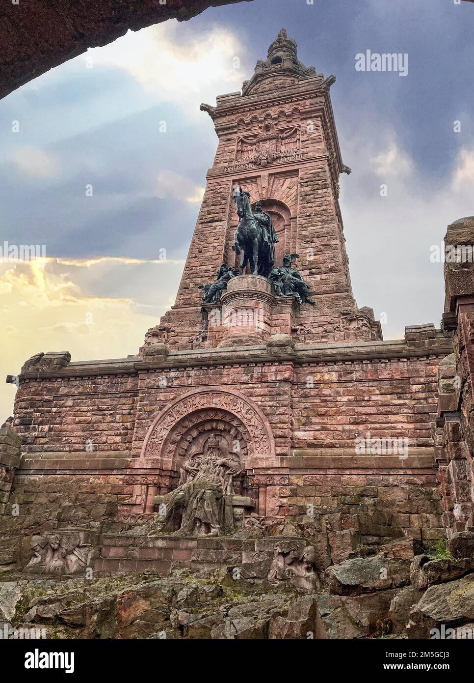 Kaiser Wilhelm National Monument, Barbarossa Monument, Kyffhaeuser ...