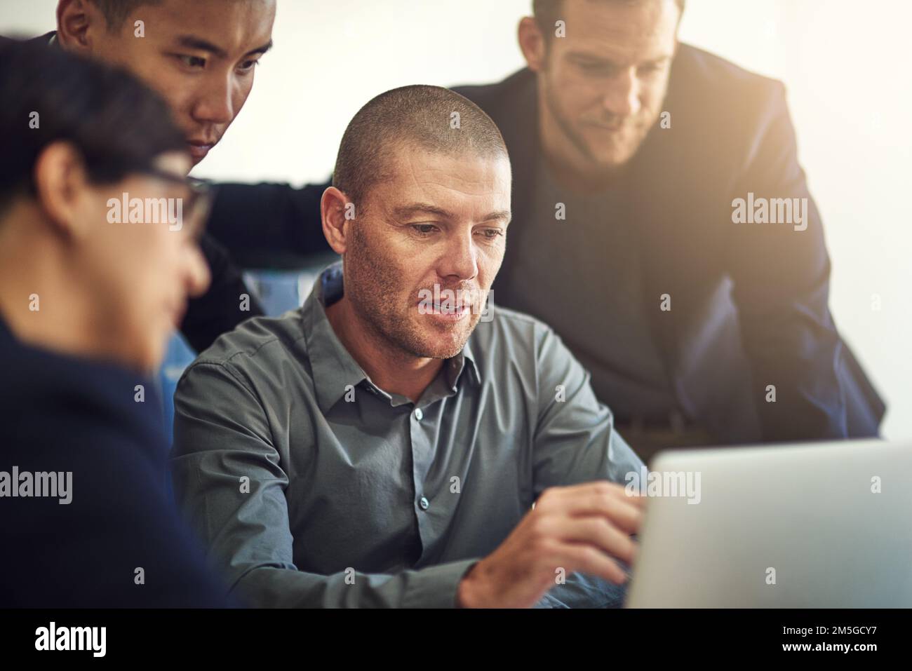 The productivity increases when individuals work as a team. a group of ...