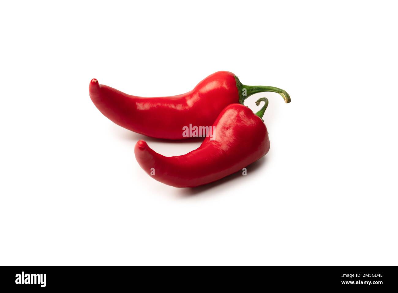 Red hot chili pepper isolated on a white background Stock Photo - Alamy
