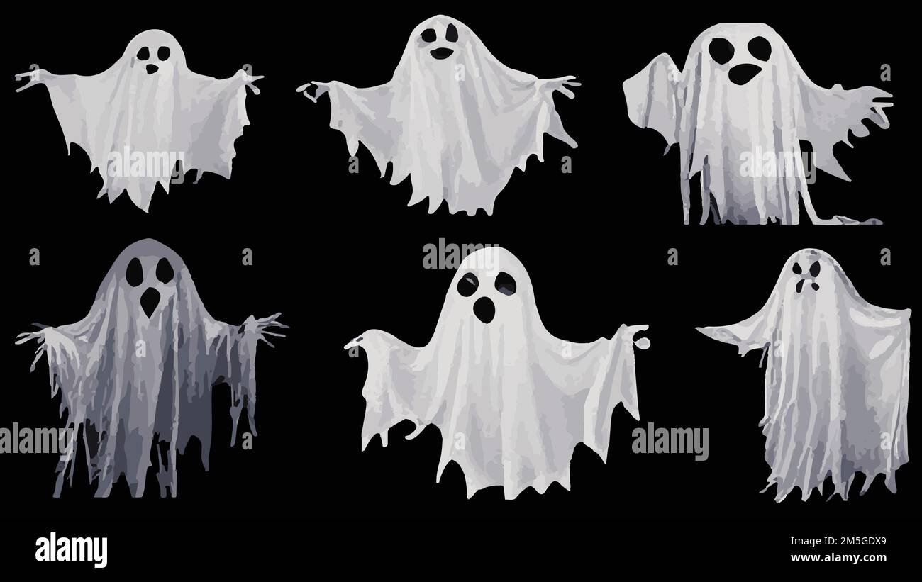 The smiling ghost Stock Vector Images - Alamy