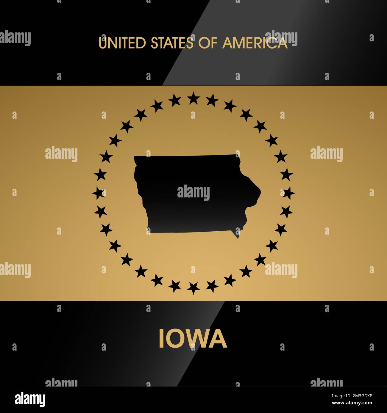 Iowa map vector background Stock Vector Image & Art - Alamy
