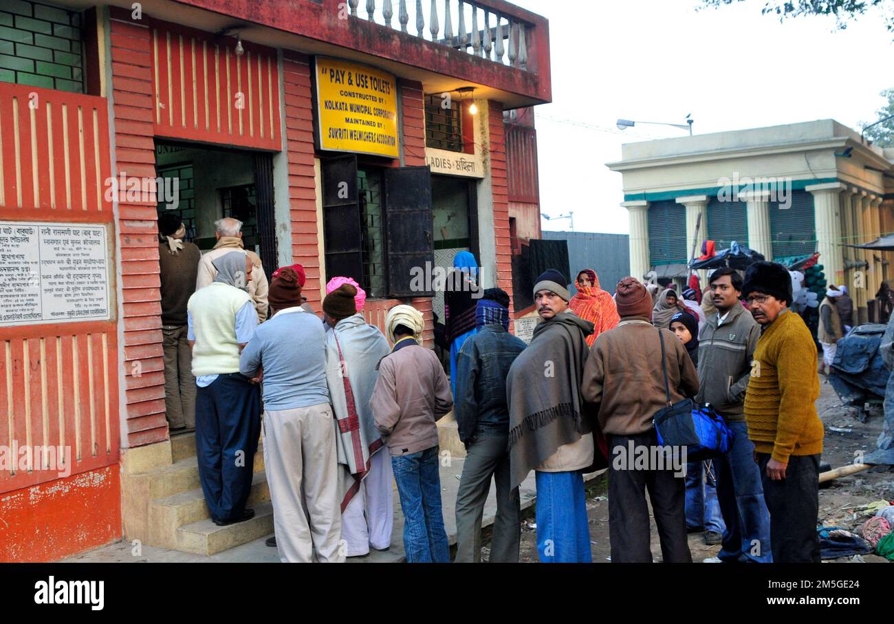 Pay & Use toilets in Kolkata, India Stock Photo - Alamy