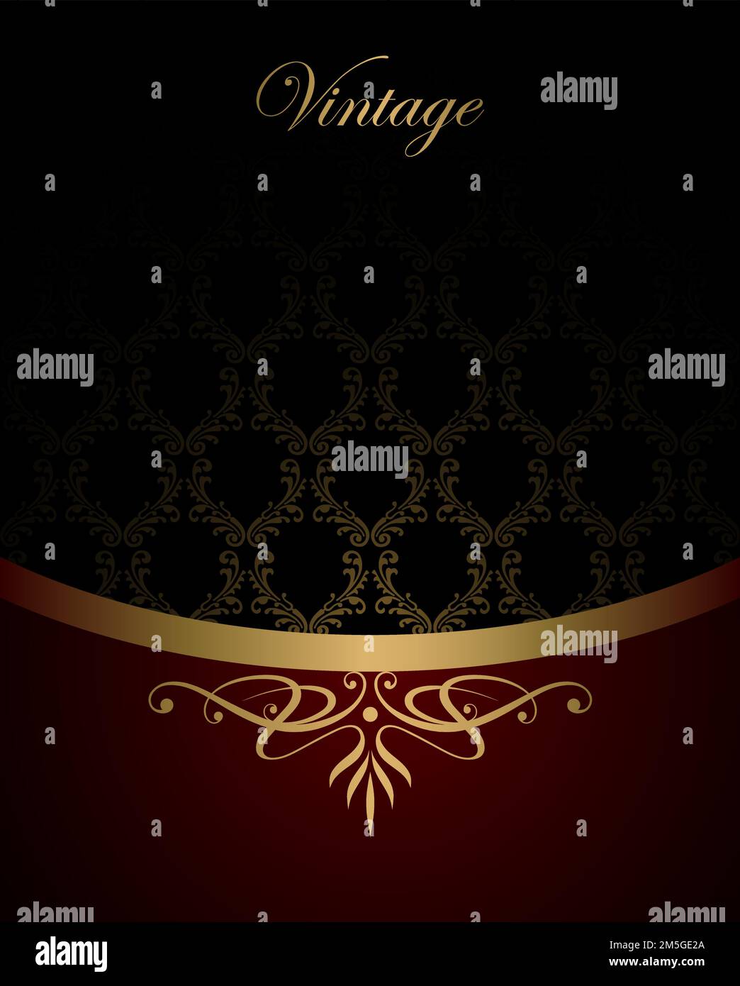 Vintage wine label vector background. Design element Stock Vector Image ...