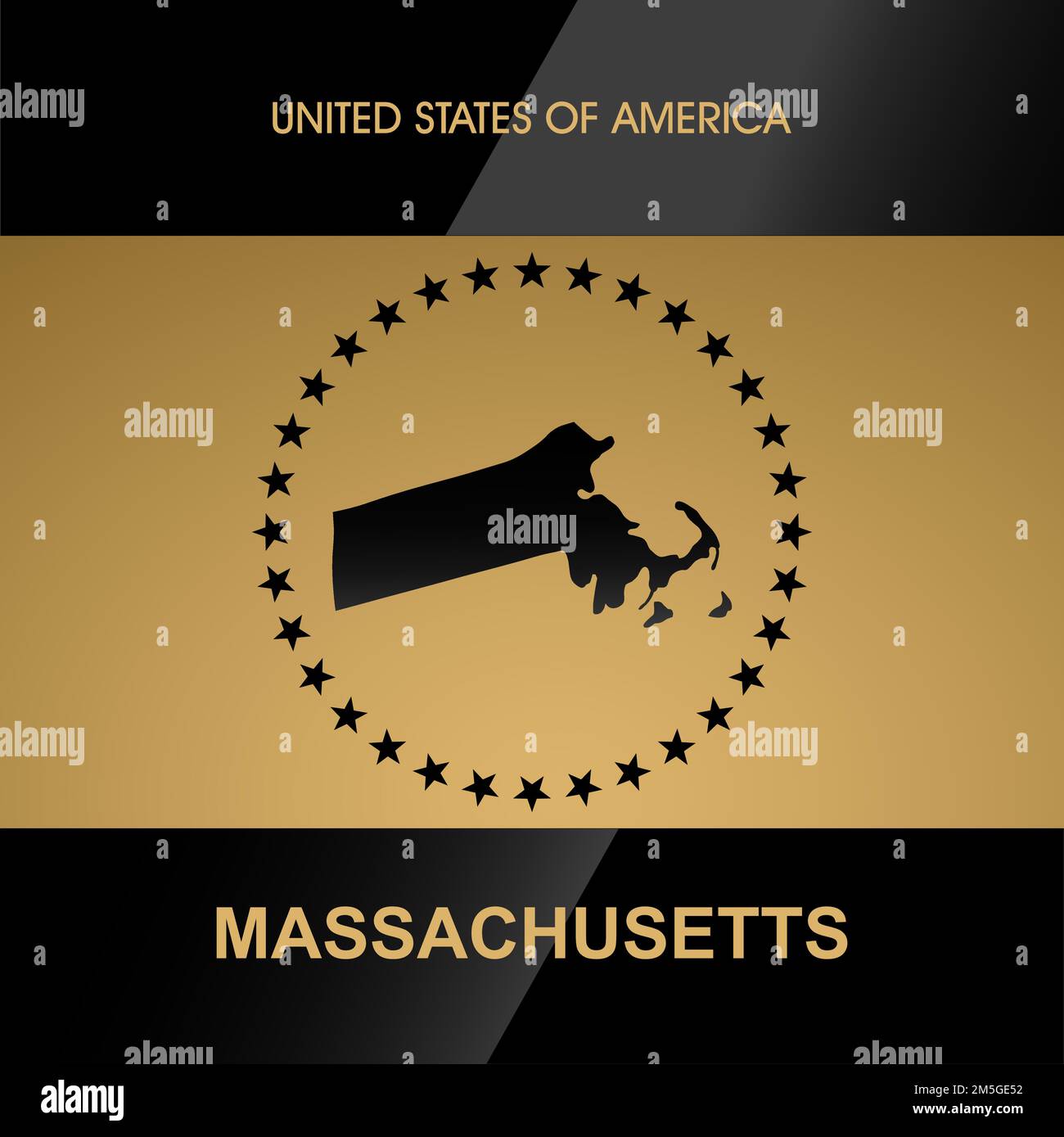 Massachusetts map vector background Stock Vector Image & Art - Alamy