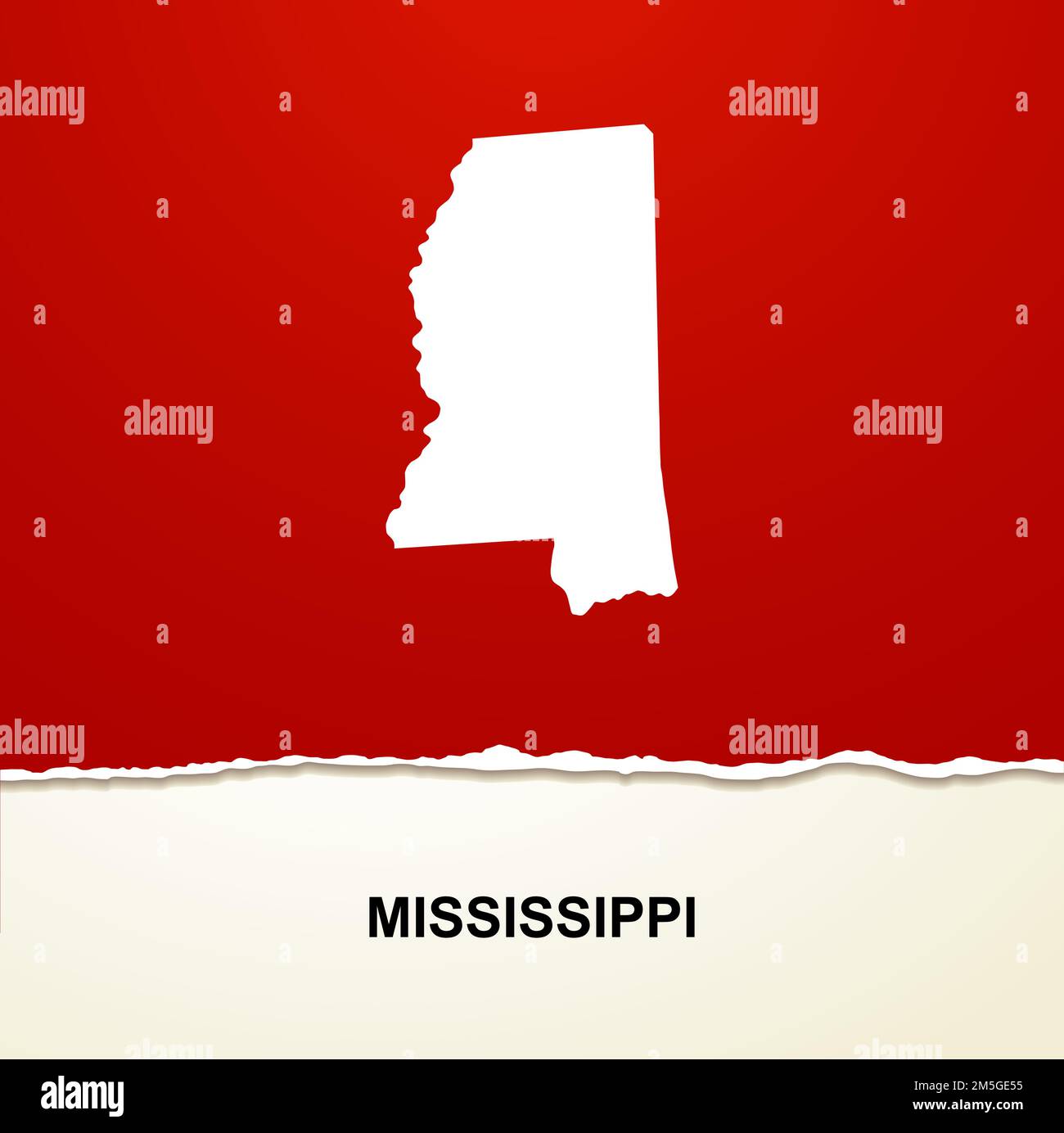 Mississippi map vintage vector background Stock Vector Image & Art - Alamy