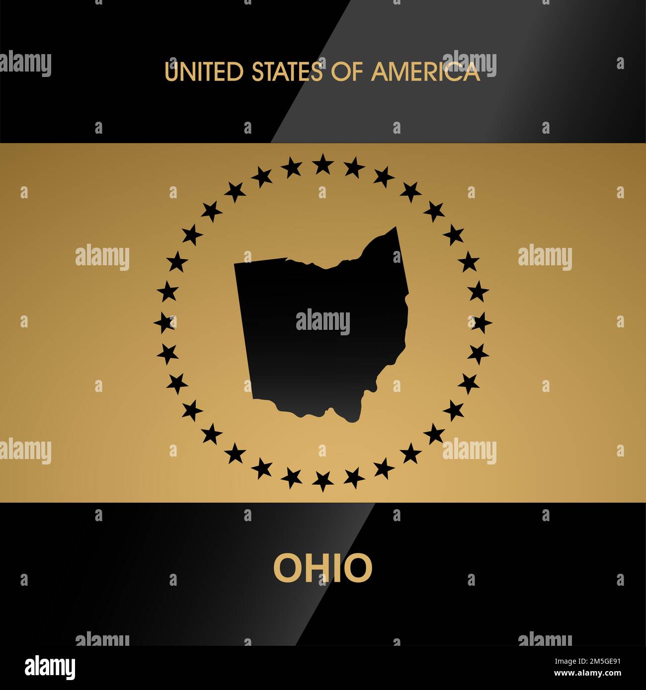 Ohio map vector background Stock Vector Image & Art - Alamy