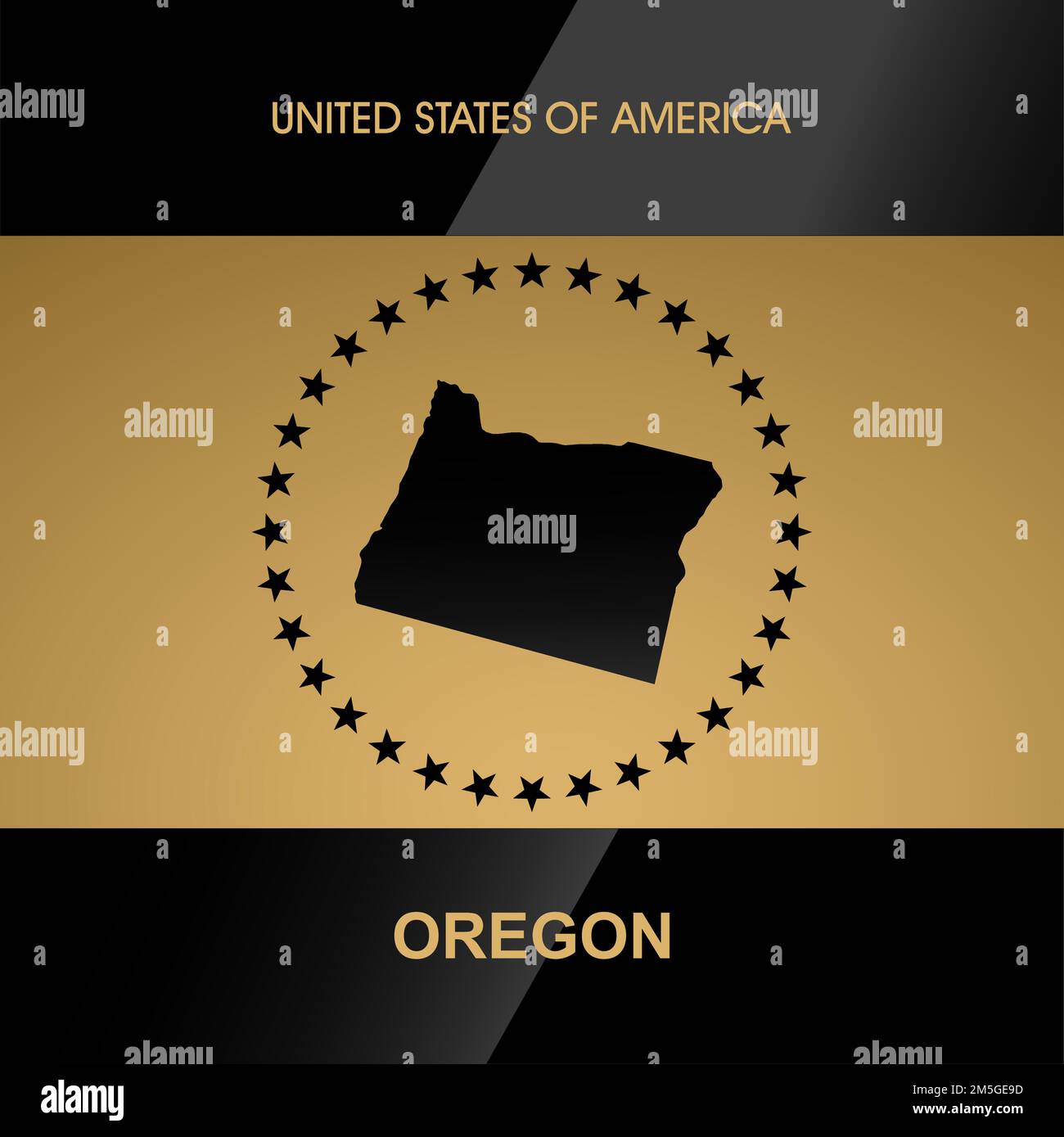Oregon map vector background Stock Vector Image & Art - Alamy