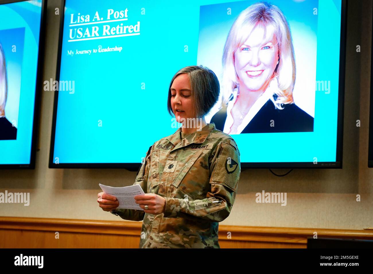 U.S. Army Lt. Col. Dawn Opland, Army Support Activity Fort Dix, deputy ...