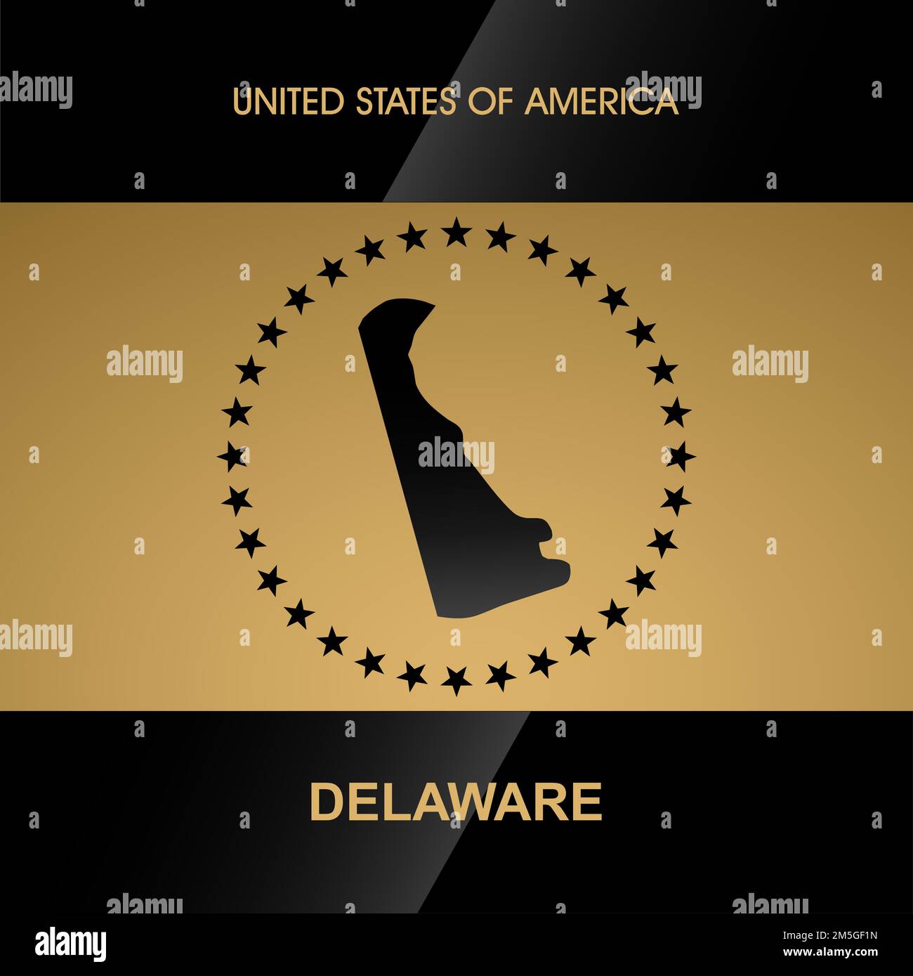 Delaware map vector background Stock Vector Image & Art - Alamy