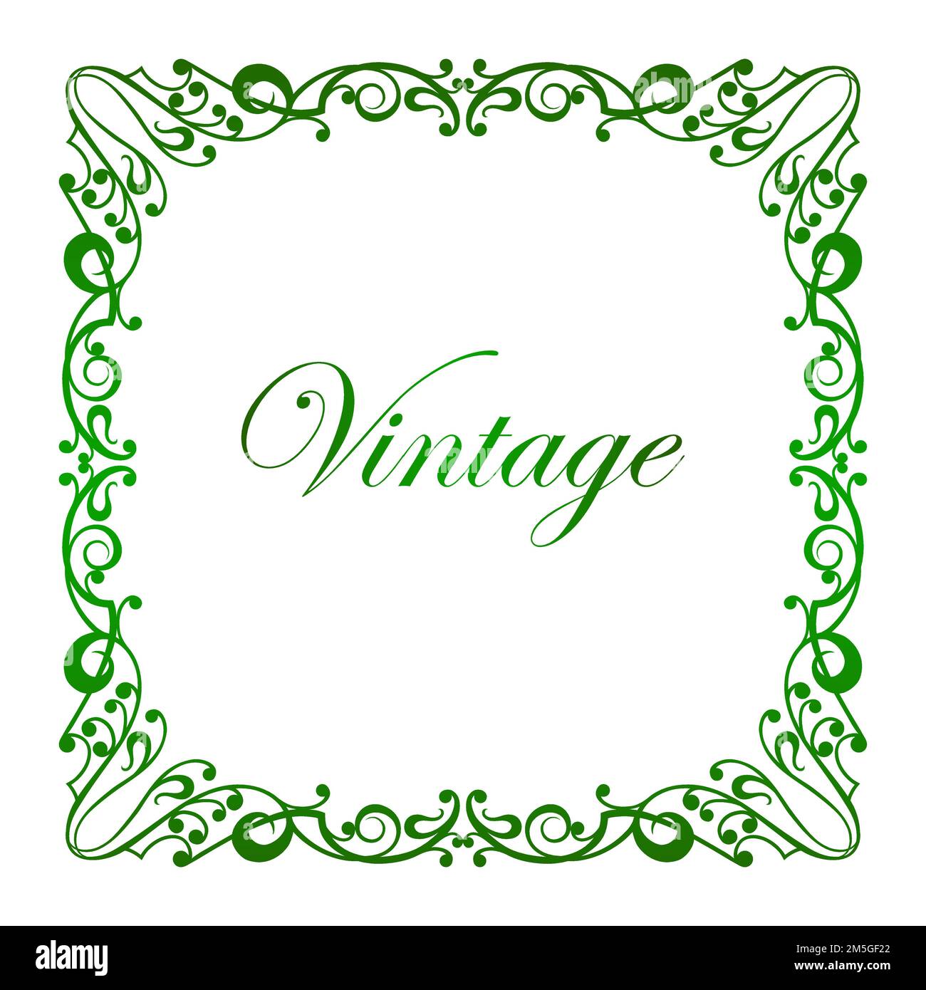 Calligraphy ornamental decorative frame vector Stock Vector Image & Art ...