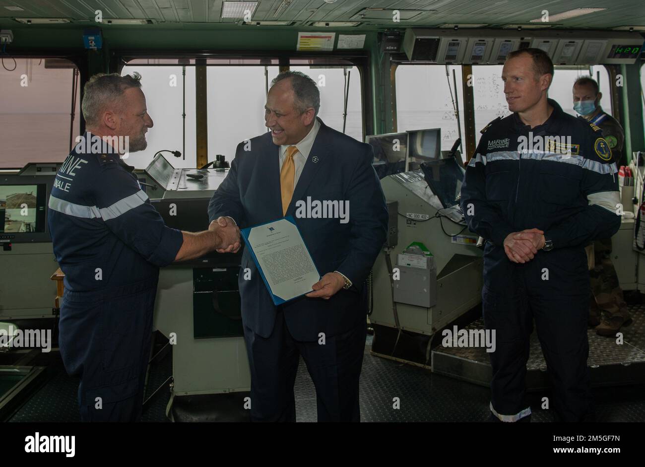 220317-N-PG226-1200 IONIAN SEA (Mar. 17, 2022) The Honorable Carlos Del ...