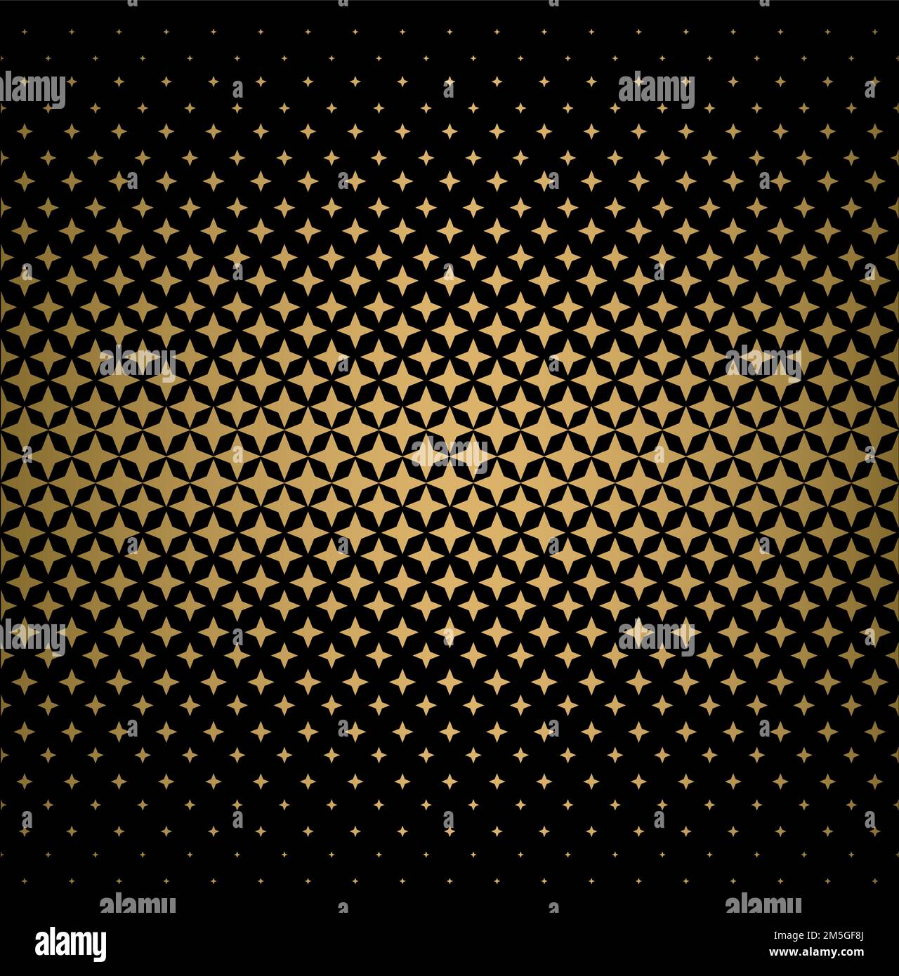 star halftone gradients, gold and black vector background Stock Vector ...