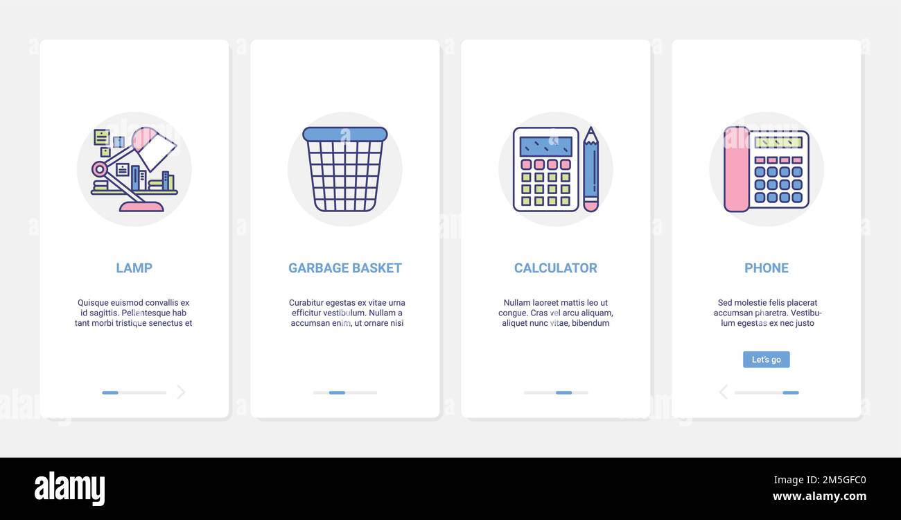 Stationery for office paper work and study, manager worker accessories ...