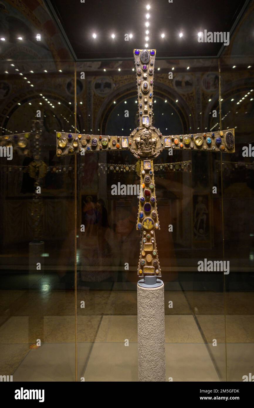 Romanesque Chapel of Santa Maria in Solario with Cross of King ...