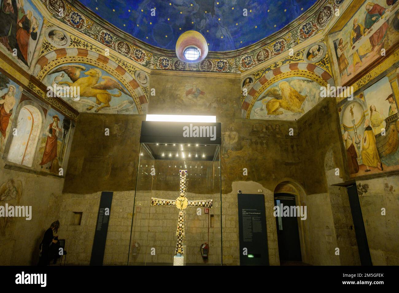 Romanesque Chapel of Santa Maria in Solario with Cross of King ...