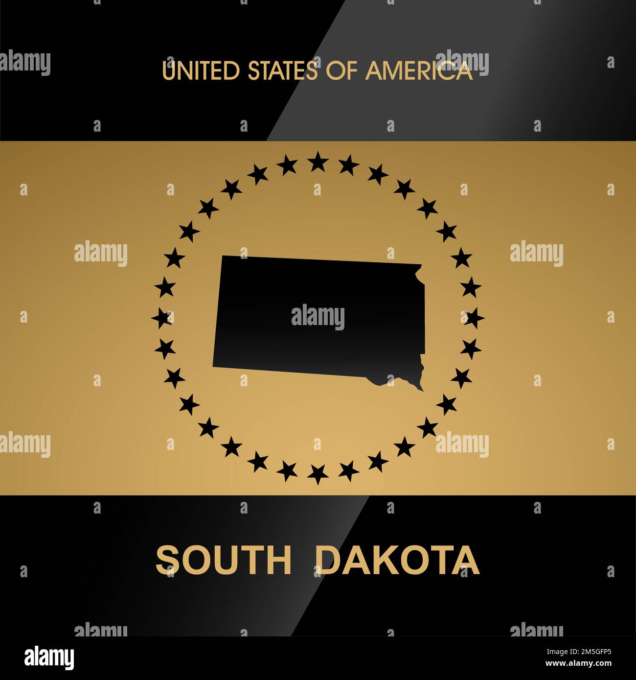 South dakota state usa digital hi-res stock photography and images - Alamy