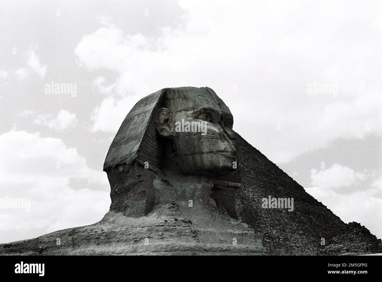 The Sphinx at the Pyramids of Giza complex in Greater Cairo, Egypt ...