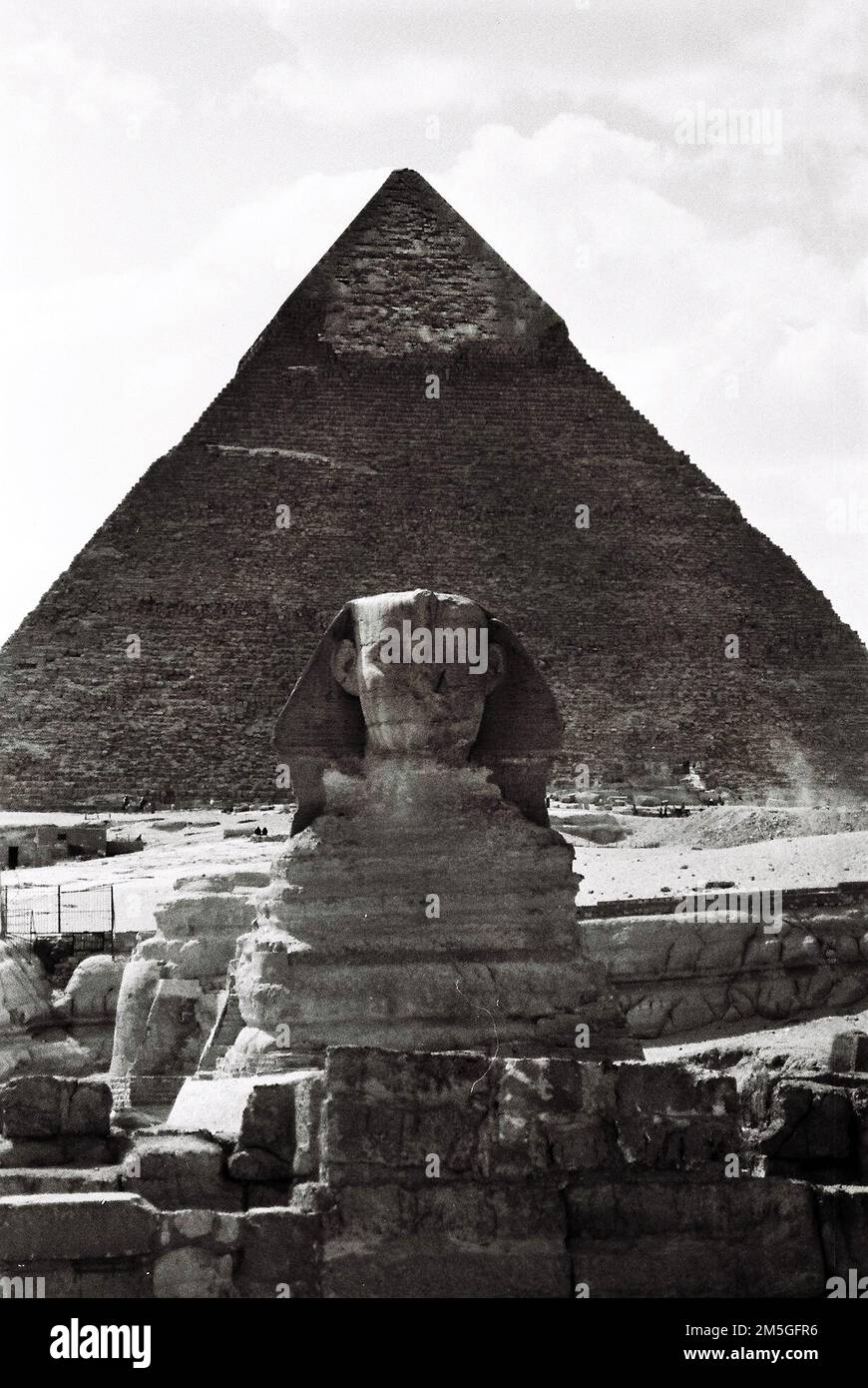The Sphinx at the Pyramids of Giza complex in Greater Cairo, Egypt ...