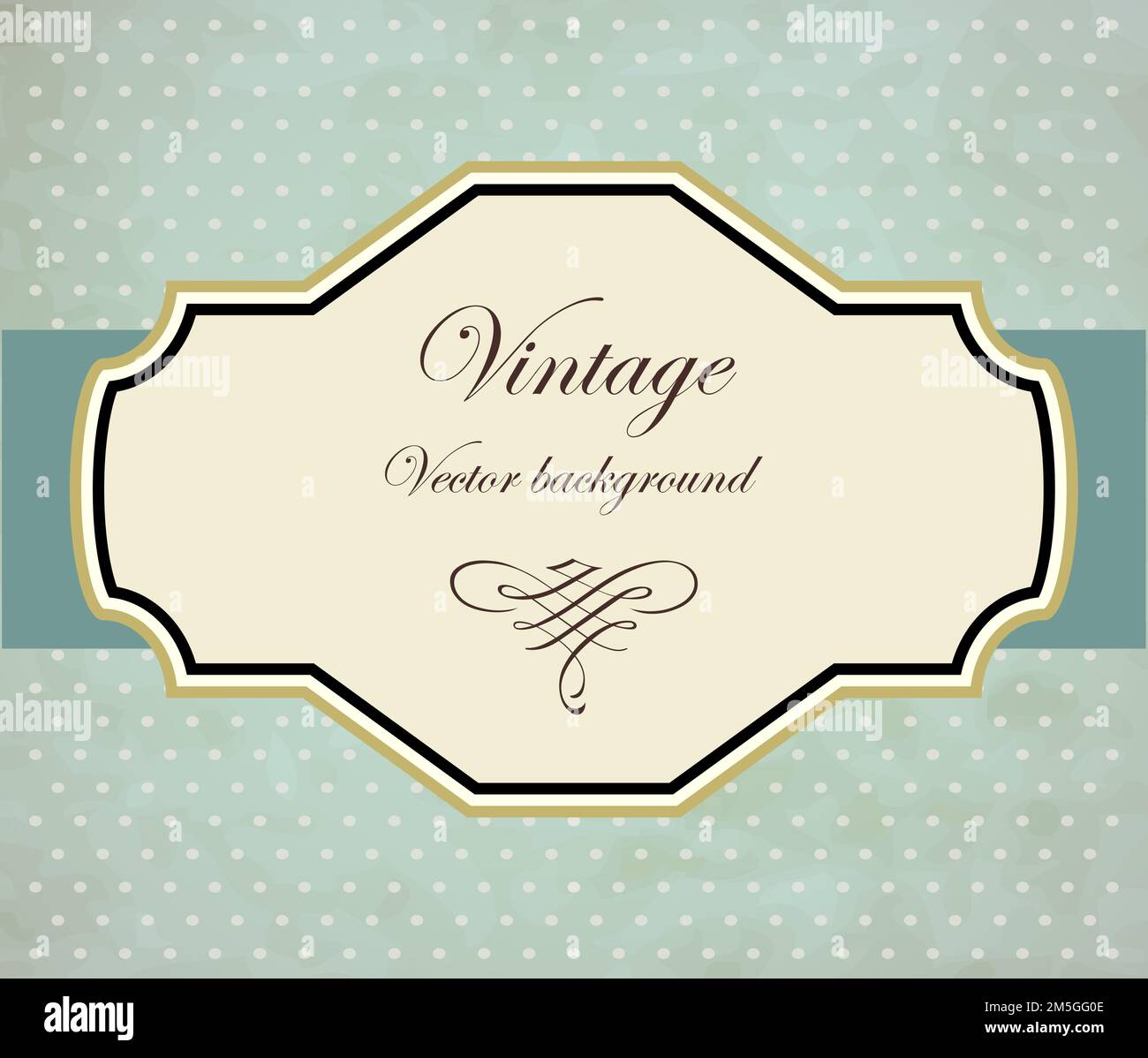 Vintage frame vector background Stock Vector Image & Art - Alamy