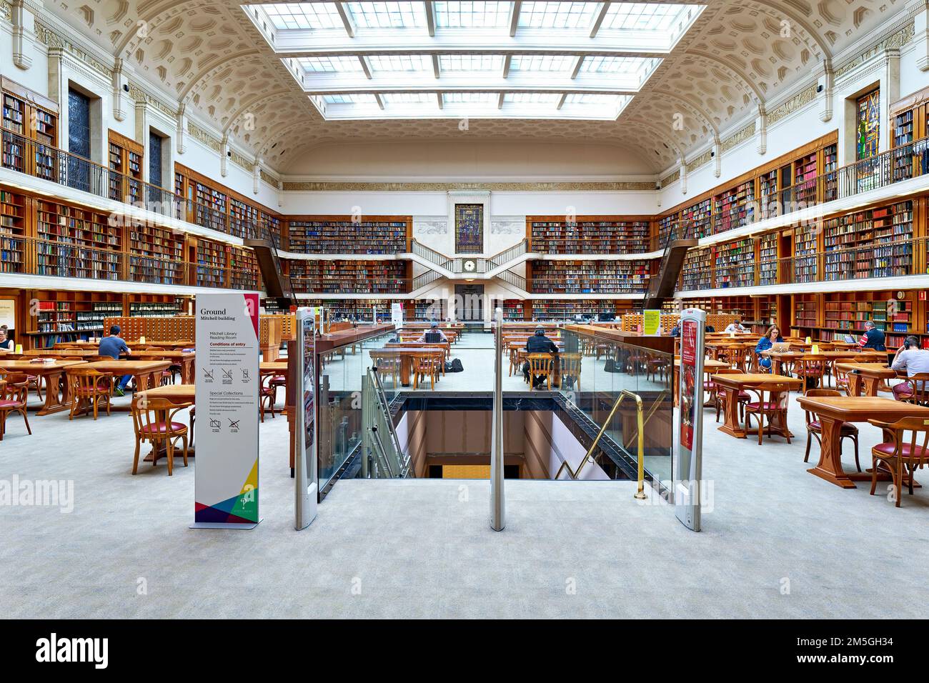 Sydney. Australia. The Public Library of New South Wales. The Mitchell ...