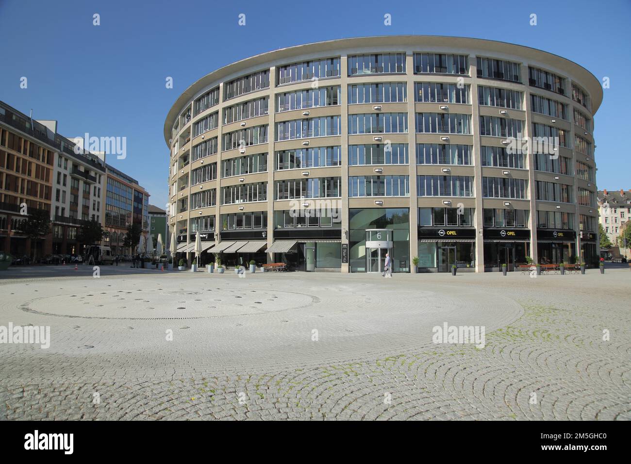 Walther-von-Cronberg-Platz with Colosseo, Sachsenhausen, Main ...